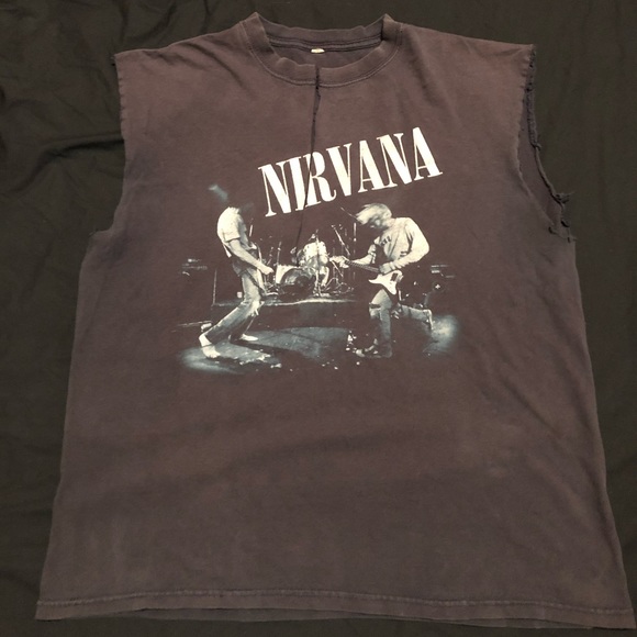 Other | Vintage Nirvana Tshirt Cut Off Sleeves | Poshmark
